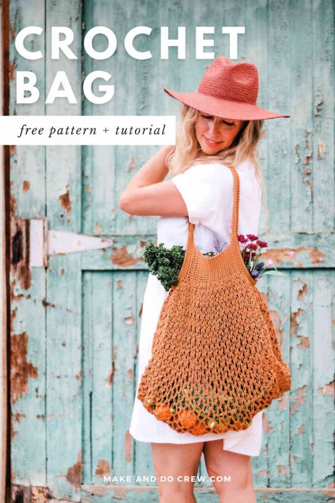 25 Free Crochet Market Bag Patterns (Market Tote Pattern)