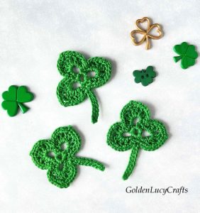 25 Free Crochet Shamrock Patterns (Printable Pattern)