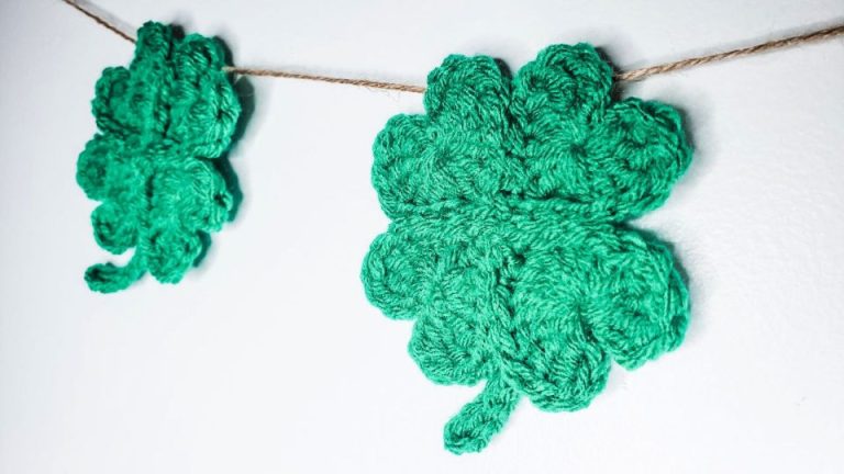 25 Free Crochet Shamrock Patterns (Printable Pattern)