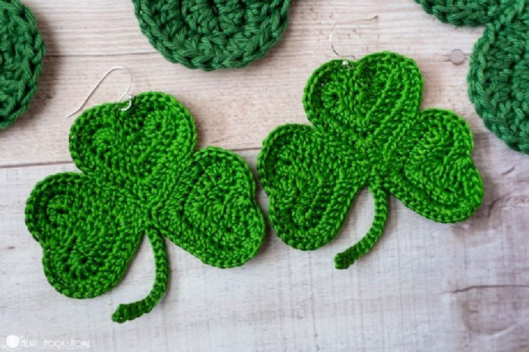 25 Free Crochet Shamrock Patterns (Printable Pattern)