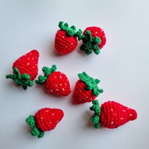 25 Easy and Free Crochet Strawberry Patterns