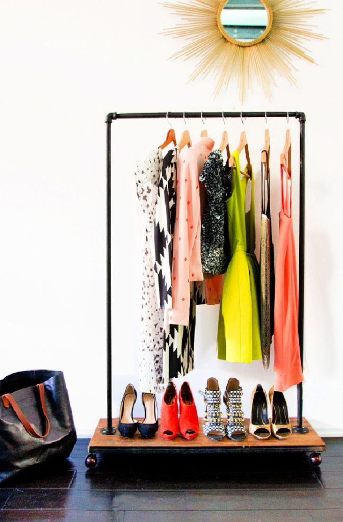 30 Homemade DIY Clothes Rack Ideas to Make