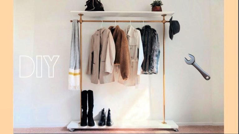 30 Homemade DIY Clothes Rack Ideas to Make