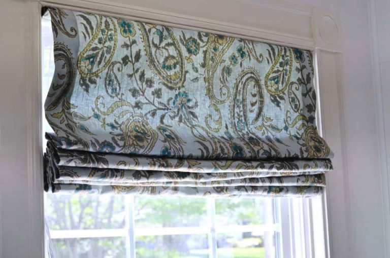 20 Easy DIY Roman Shades: How To Make a Roman Shade
