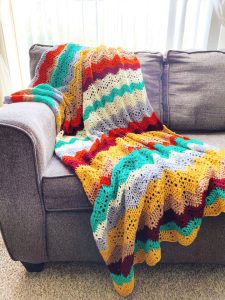 40 Free Chevron Crochet Patterns (PDF Blanket Pattern)