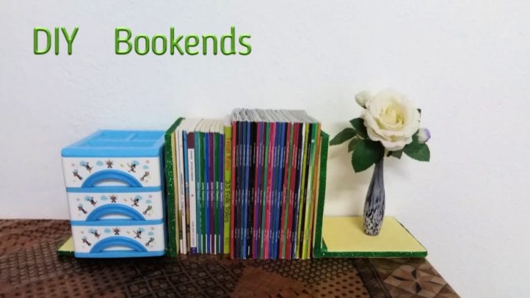 25 DIY Bookends: Creative Ideas for Making Bookends