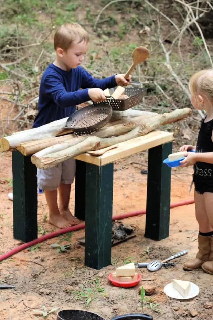 30 DIY Play Kitchen Ideas for Kids to Have Fun