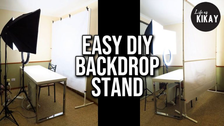 25 DIY Backdrop Stand Ideas: Make Easy Photo Backdrop Stands