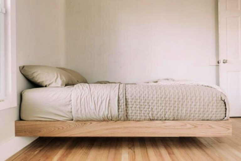 25 Free DIY Floating Bed Frame Plans and Ideas