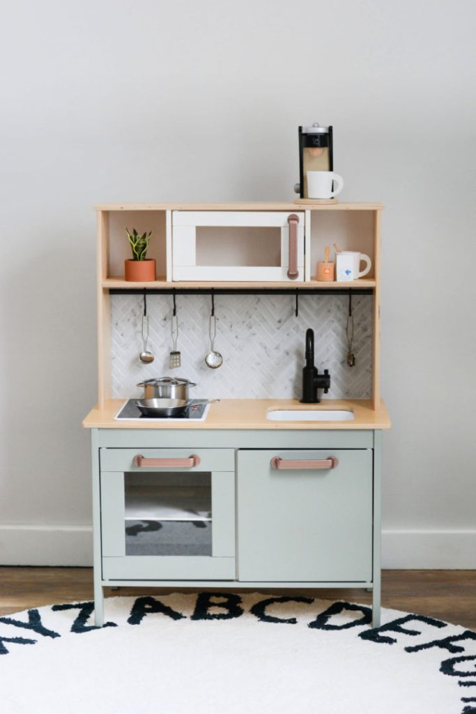 30 DIY Play Kitchen Ideas for Kids to Have Fun