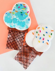 30 Ice Cream Crafts and Arts for Kids (Preschoolers)