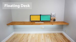 25 DIY Floating Desk Ideas: How To Build a Floating Desk