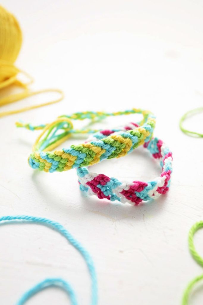 How to Make a Chevron Friendship Bracelet: 25 Free Pattern