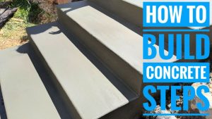 20 DIY Concrete Steps Plan: How To Build Concrete Steps