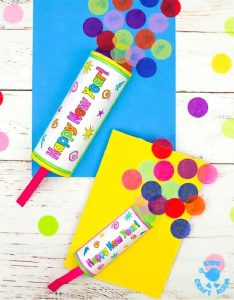 25 New Years Crafts for Kids (Preschoolers and Toddlers)