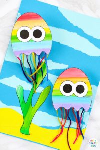 25 Easy Jellyfish Craft Ideas for Kids: Printable Template