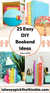 25 DIY Bookends: Creative Ideas for Making Bookends