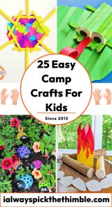 25 Easy Camp Crafts for Kids: Summer Camping Craft Ideas