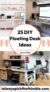 25 DIY Floating Desk Ideas: How To Build a Floating Desk