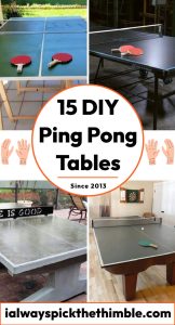15 Homemade DIY Ping Pong Table Plans Free