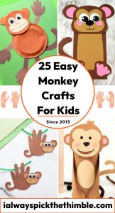 25 Easy Monkey Crafts And Activities for Kids