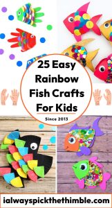 25 Rainbow Fish Crafts and Art (Printable Template)